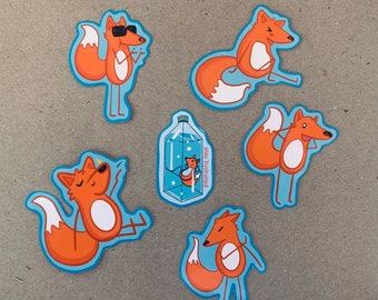 Stickers Fuchs - Etsy