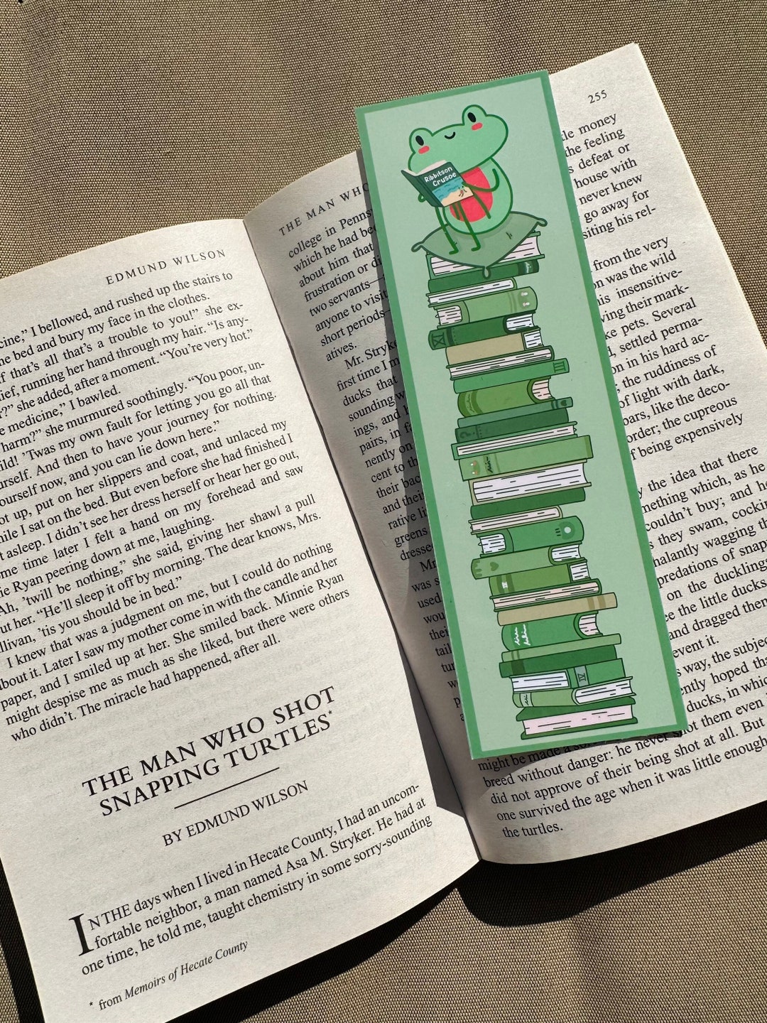 Cute Frog Bookmark | Froggy Bookmarks | Bullet Journal | Stationary ...