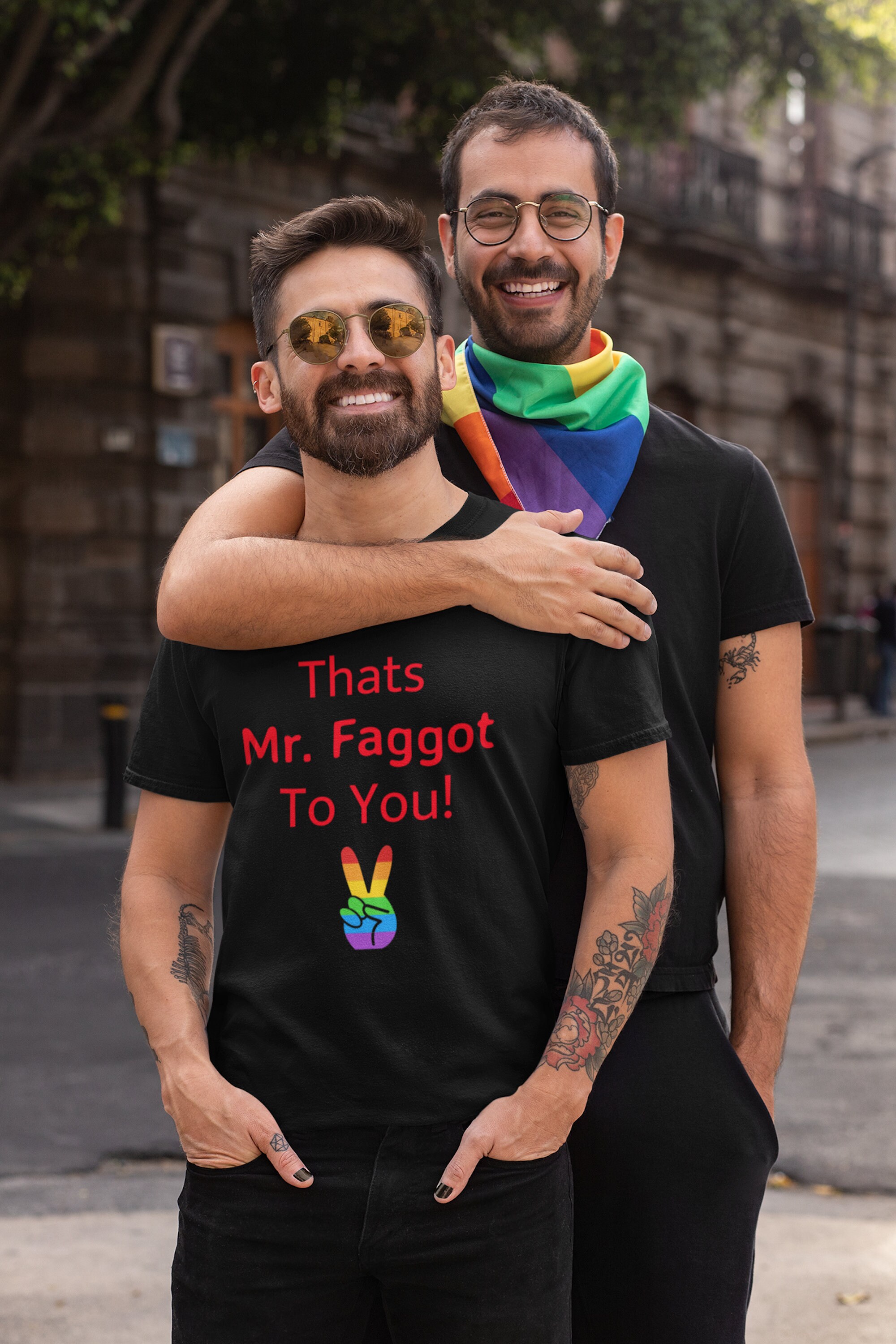Thats Mr Faggot To You Gay Pride T Shirt 90s Gay Protest Etsy