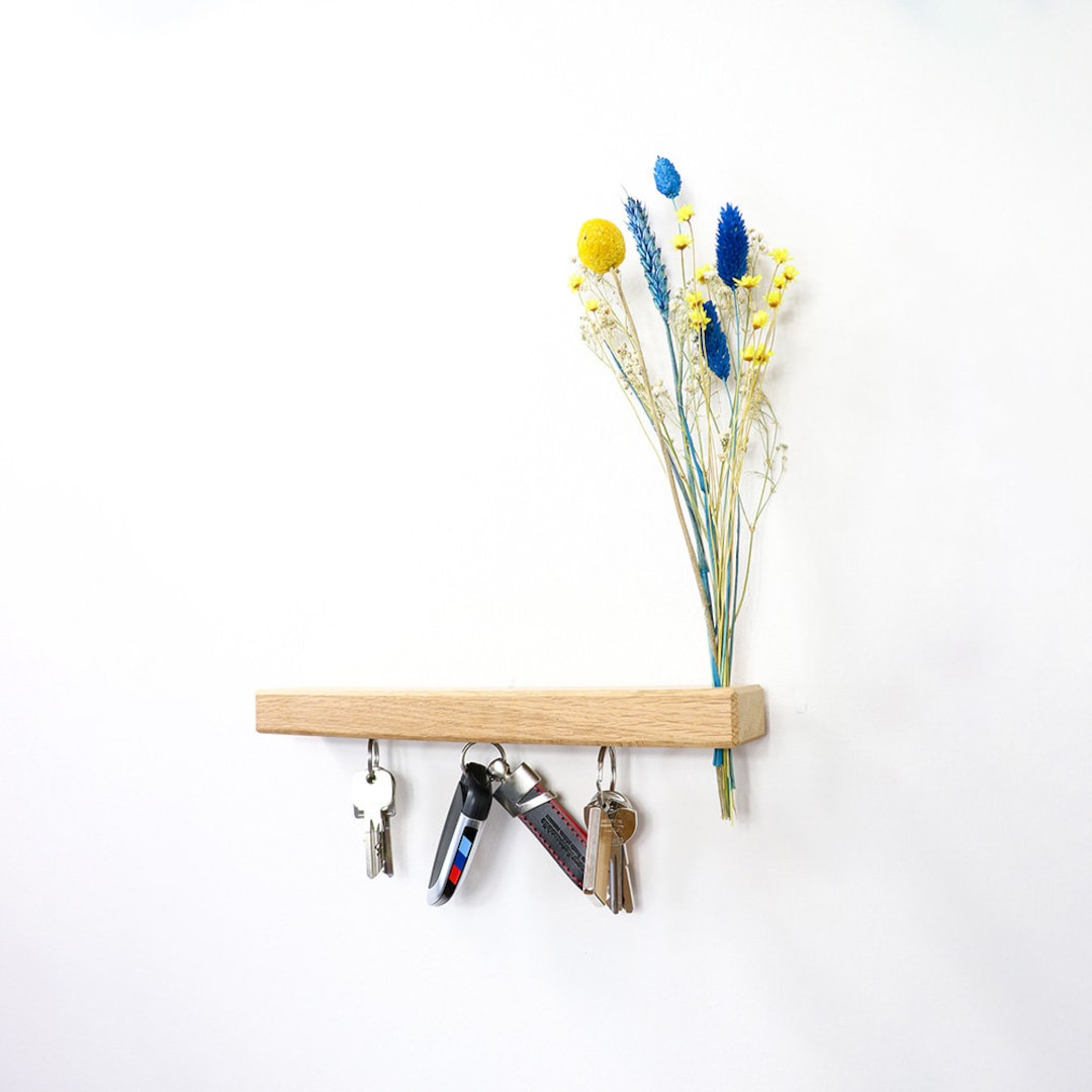 Flowerbar Keys swedish Happiness Key Board Made of Oak With Dried ...