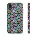 Blue Alien Hearts Phone Tough Case, iPhone 13, iPhone 12, iPhone 12 Pro ...