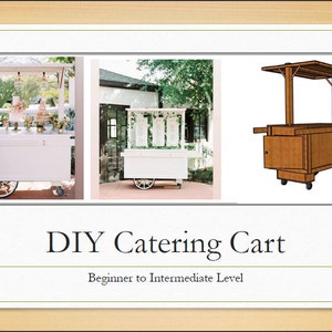 DIY Cart Plans | Cake Cart | Party Cart | Catering Cart | CNC File ...