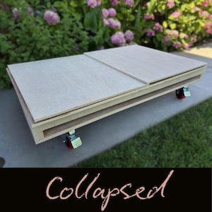 DIY Collapsible Service Cart Plans |CNC Files | Candy Cart | Coffee ...