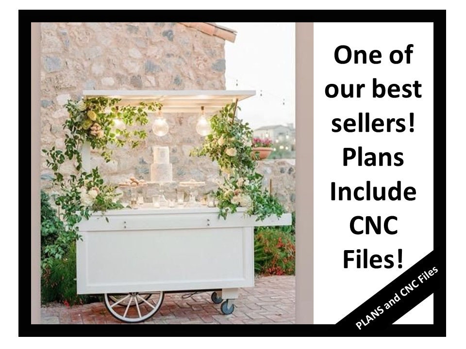 DIY Cart Plans | Cake Cart | Party Cart | Catering Cart | CNC File ...