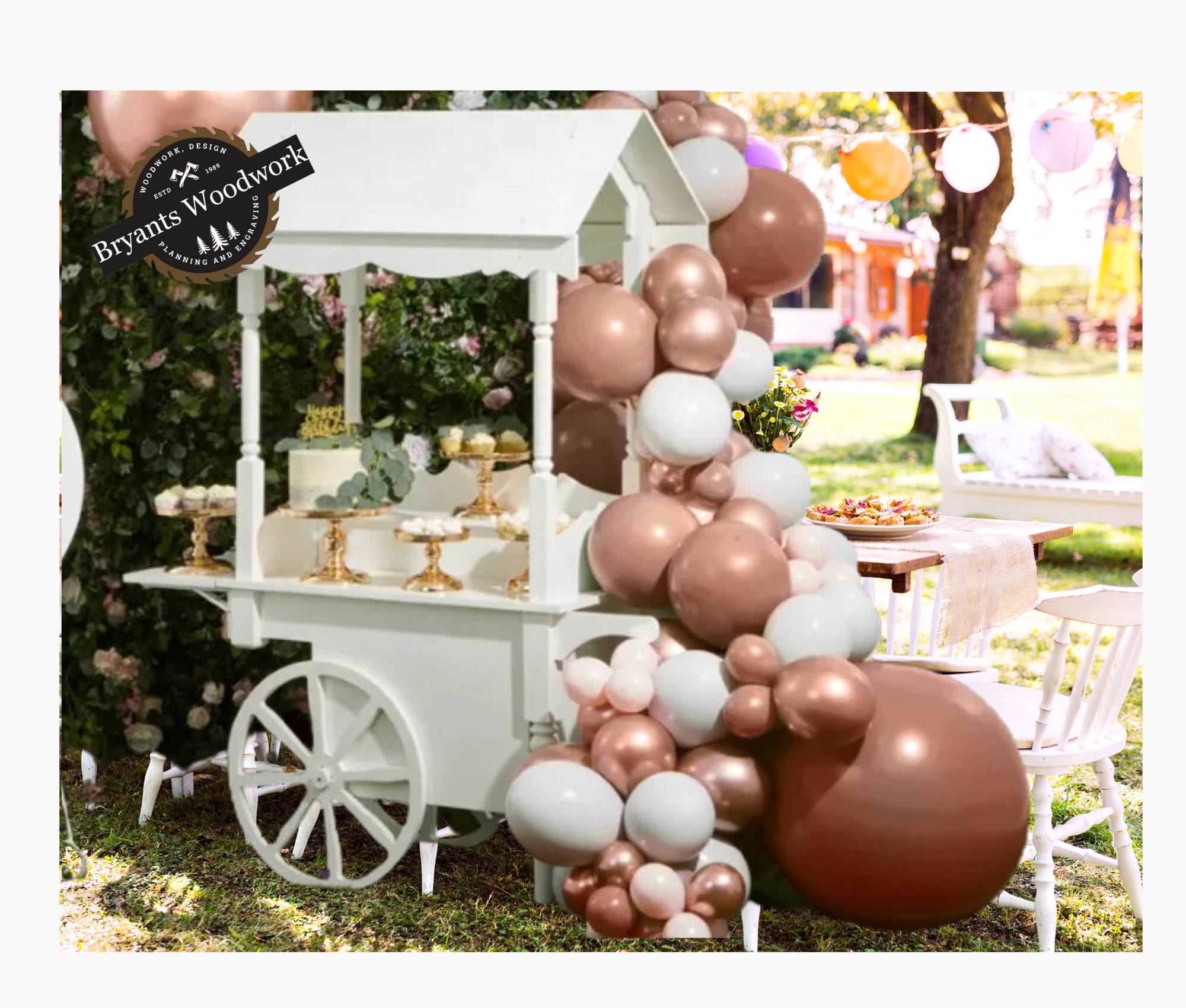 DIY Cart Plans | Candy Cart | Party Cart | Wedding Cart | Catering Cart ...