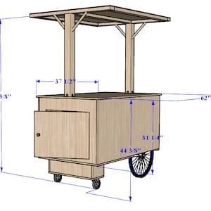 DIY Cart Plans | Cake Cart | Party Cart | Catering Cart | CNC File ...