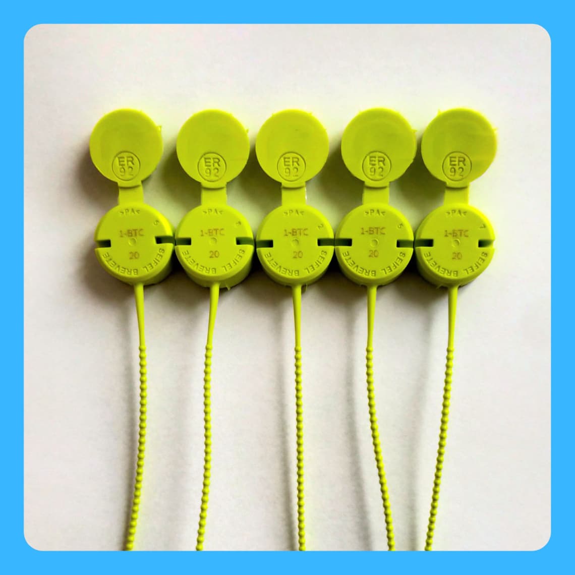 X5 Plomb scellé EDF ER92 plastique vert compteur électrique Linky ...