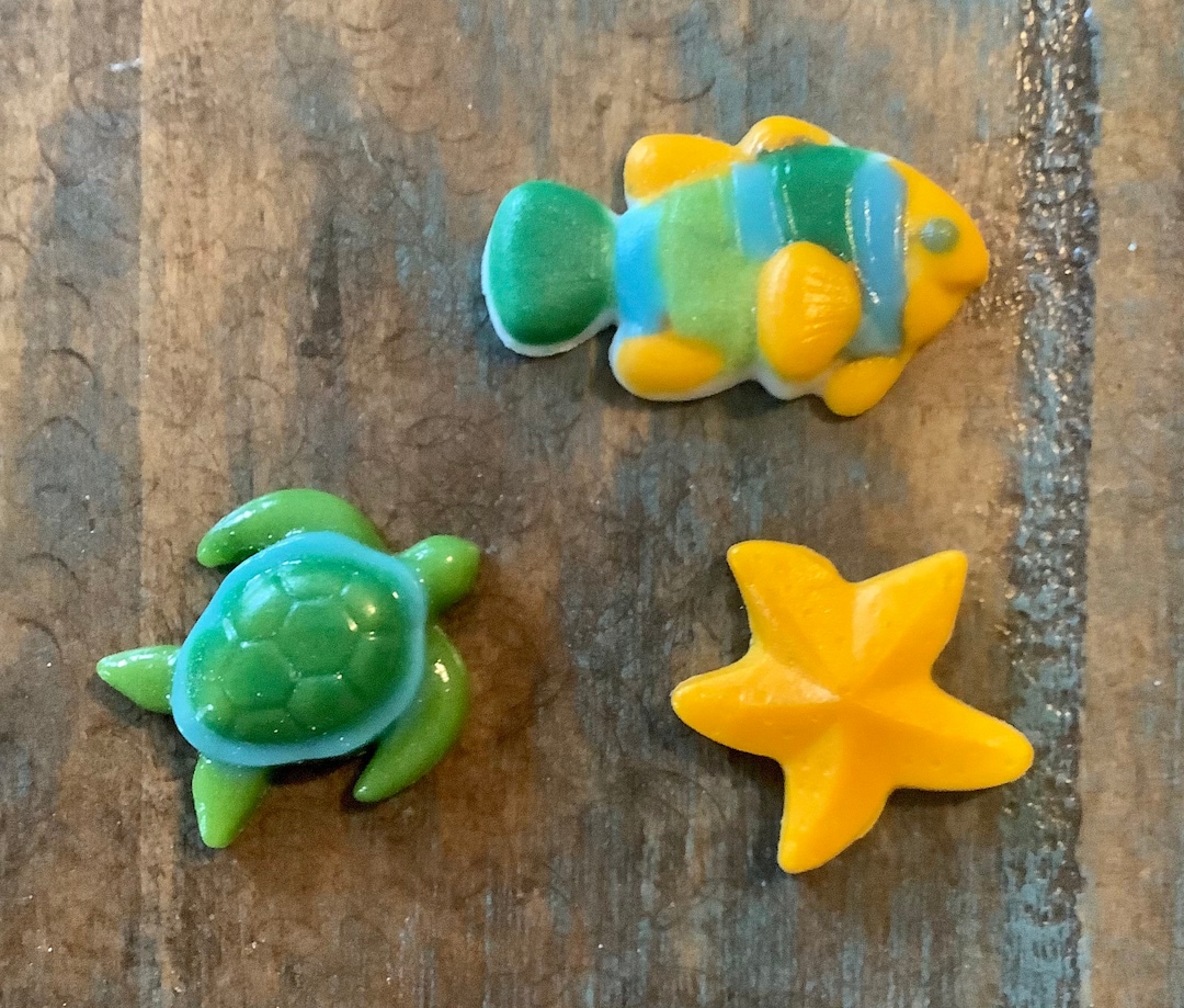 90 COE Beach/sea Life Components for Glass Fusing, Mosaic and Jewelry ...