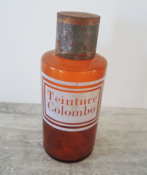Antique Apothecary Jar / Bottle Tincture Colombo - Etsy