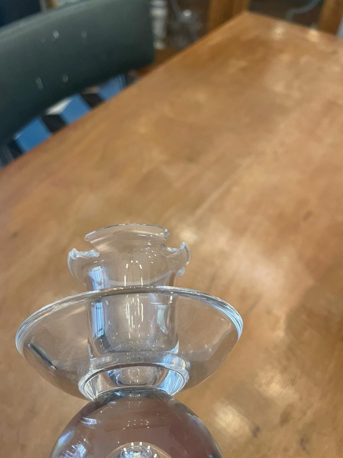 Antique French Pair of St Louis Crystal Candle Holders - Etsy