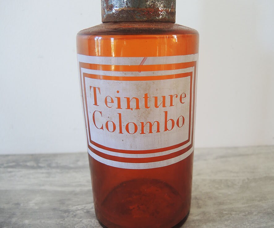 Antique Apothecary Jar / Bottle Tincture Colombo - Etsy