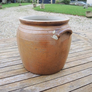 Antique French Caramel Stoneware Grease Pot H 26 Cm - Etsy