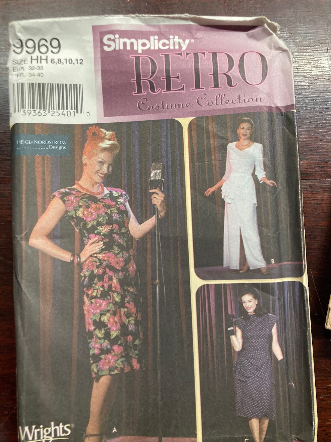 Simplicity 9969. Retro Costume. Size HH. Uncut Pattern. - Etsy