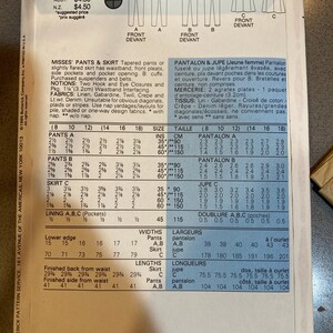 Butterick 3343 80s Size 8-10-12. Uncut Pattern. - Etsy