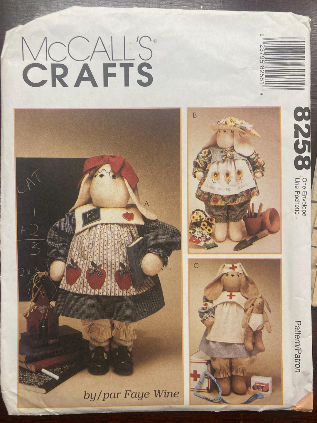 Mccall’s Crafts 8258. Uncut Pattern. - Etsy
