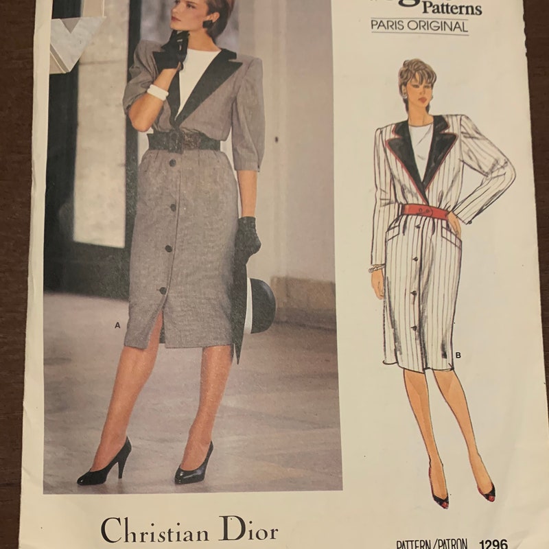 Vogue Christian Dior Patterns - Etsy
