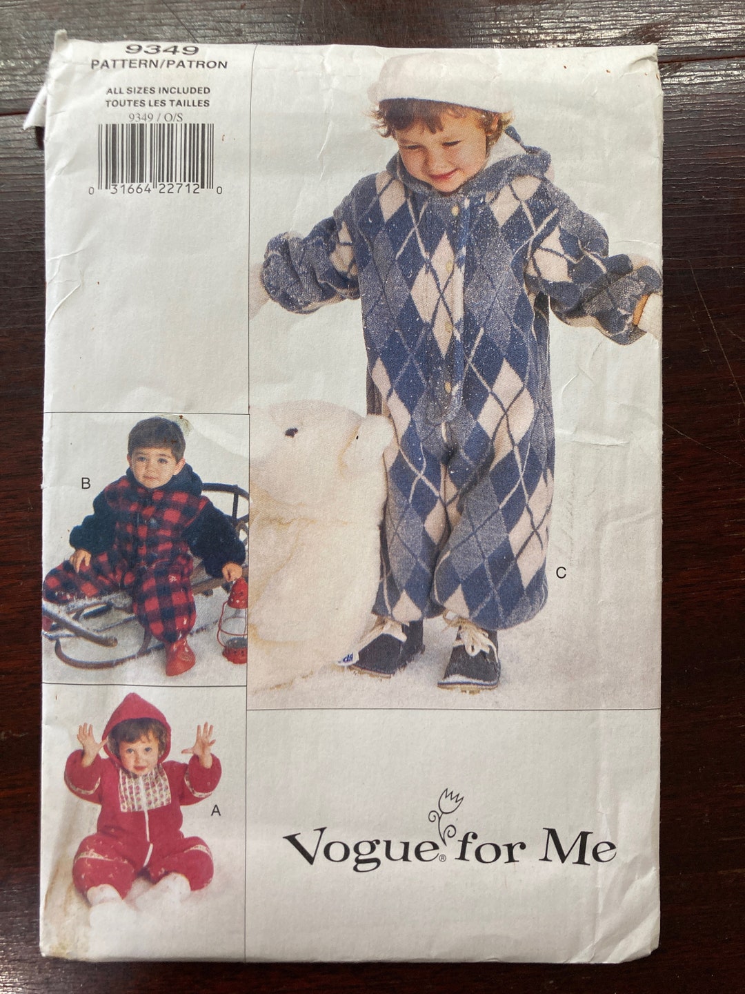 Vogue for Me 9249. Child’s Outfits. Uncut Pattern. - Etsy
