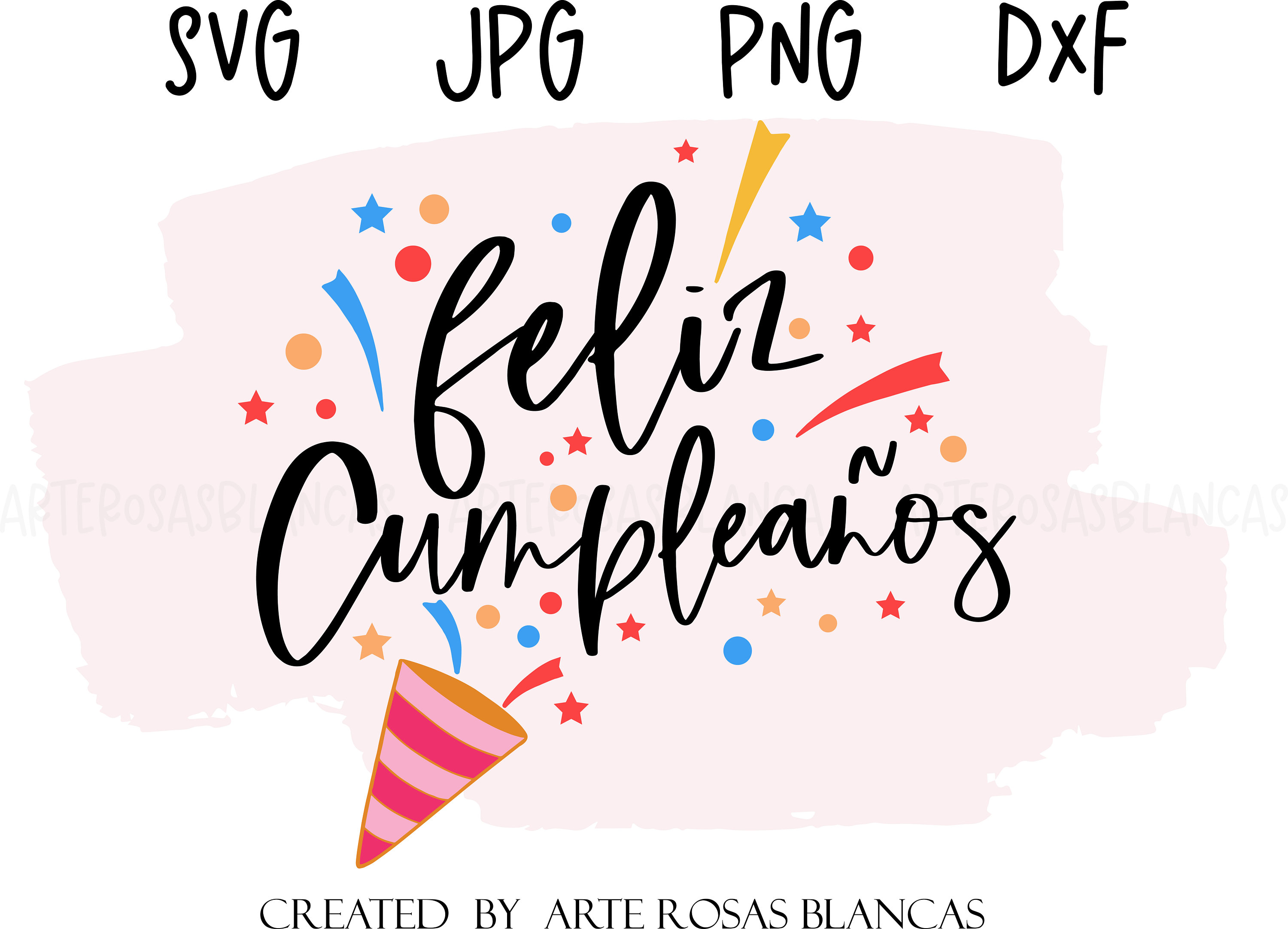 Feliz Cumpleanos svg / Cumpleanos svg / Español svg / - Etsy México