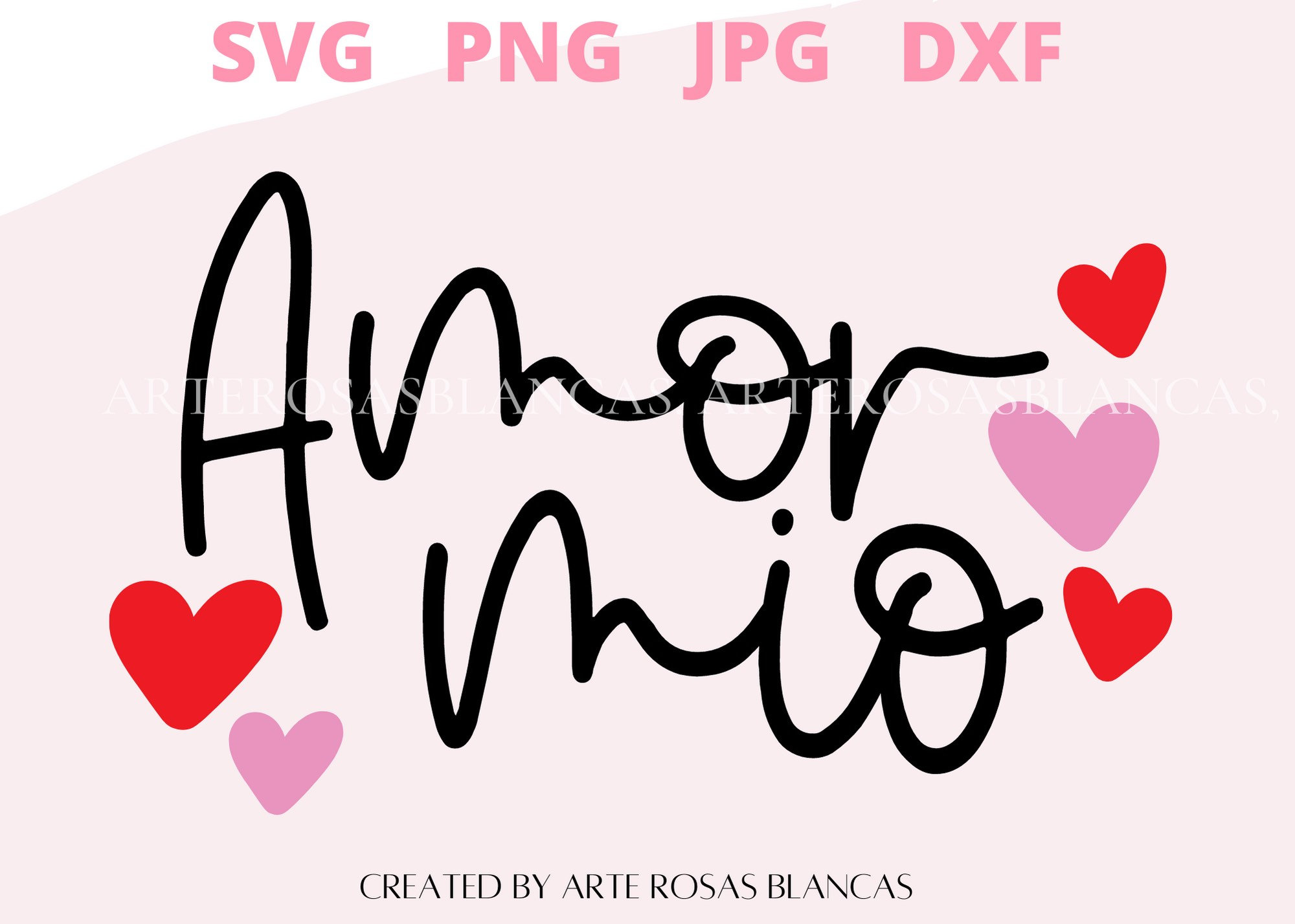 Amor Mio Svg Amor Svg Feliz San Valentin Svg Svg Amor | Etsy