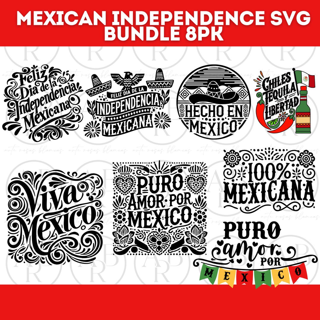 Mexico Svg Bundle | Spanish Mexican Svg Bundle | Love for Mexico Svg ...
