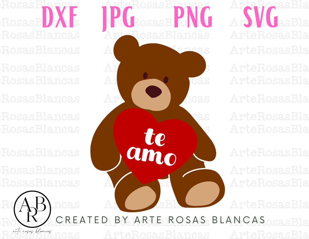 Te Amo Svg | San Valentin Svg | Amor Svg | Svg En Espanol | Vectores De ...