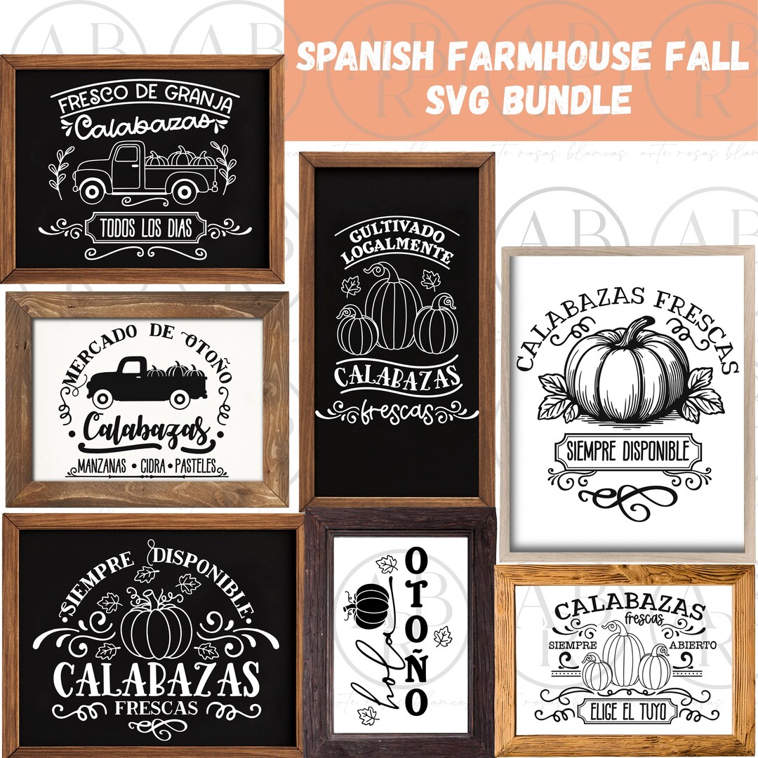 Spanish Farmhouse SVG Bundle | 7 Pack Svg Bundle | Spanish Png ...