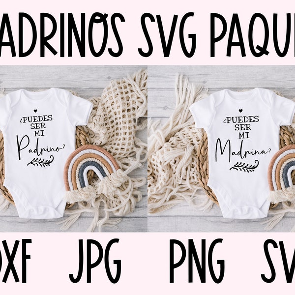 Quieres Ser Mi Madrina Svg - Etsy