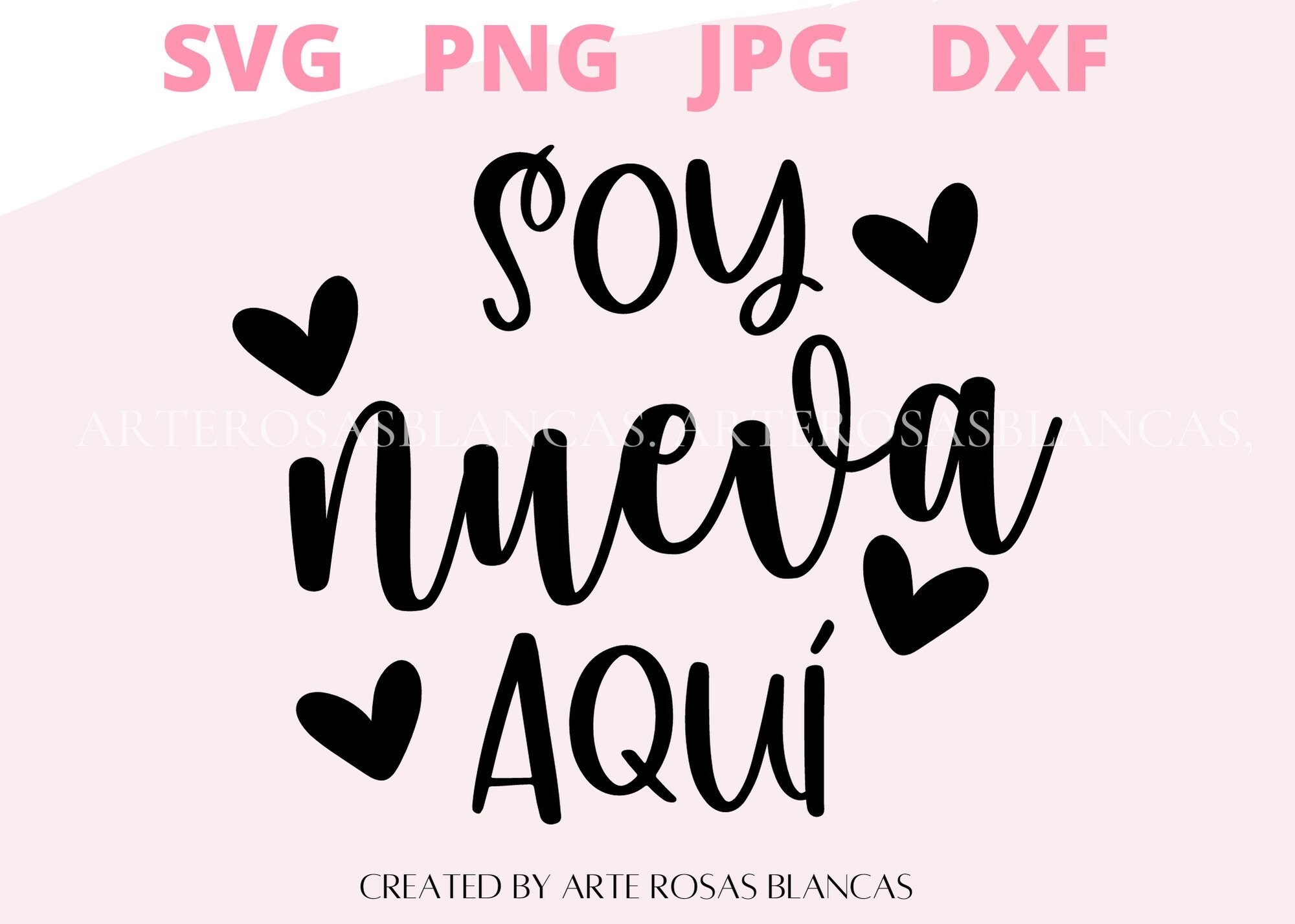 Soy Nueva Aqui Svg Spanish Baby SVG Svg De Bebe Spanish - Etsy