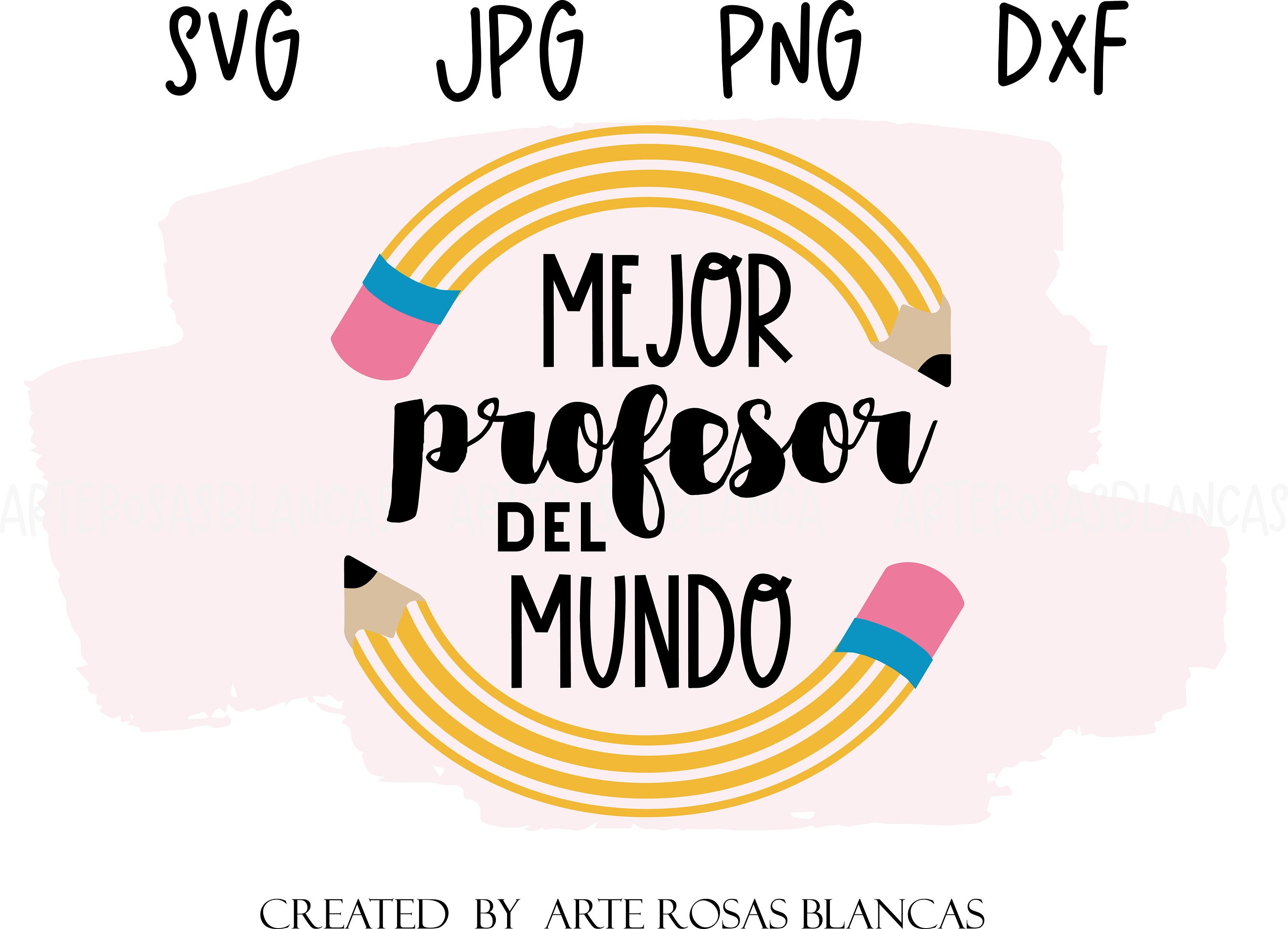Mejor Profesor Del Mundo svg / Profesor svg / Profesor de Español svg ...