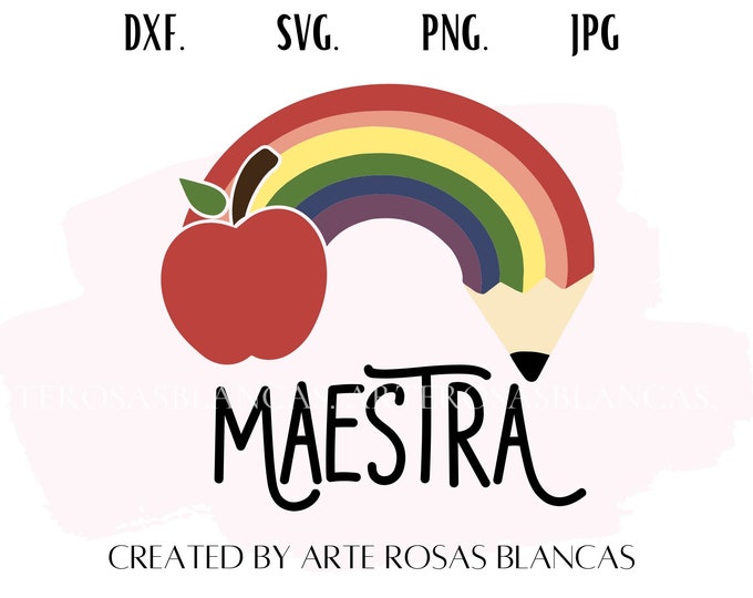 Bundle Spanish Teacher Svg Png, Maestra Svg, Profesora Svg, Spanish Svg ...