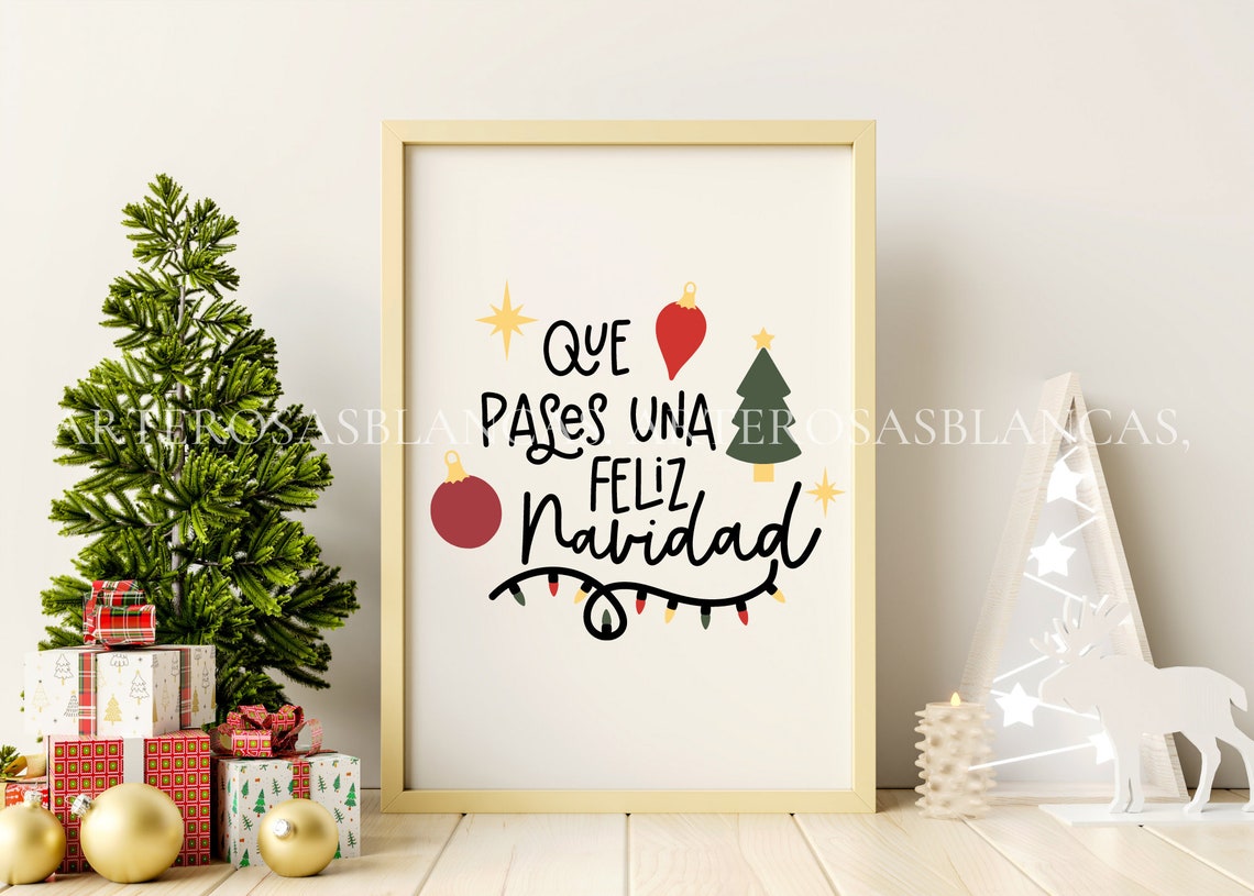 Navidad SVG Bundle Spanish Christmas SVG Bundle SVG En - Etsy