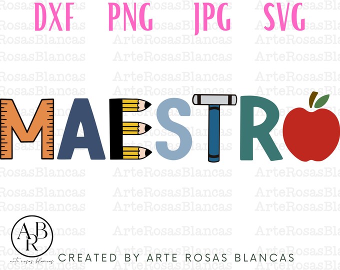 Bundle Spanish Teacher Svg Png, Maestra Svg, Profesora Svg, Spanish Svg ...