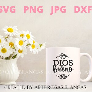 Dios Es Bueno Svg | SVG Cristianos | Frases Biblicas Svg | Versos De La ...