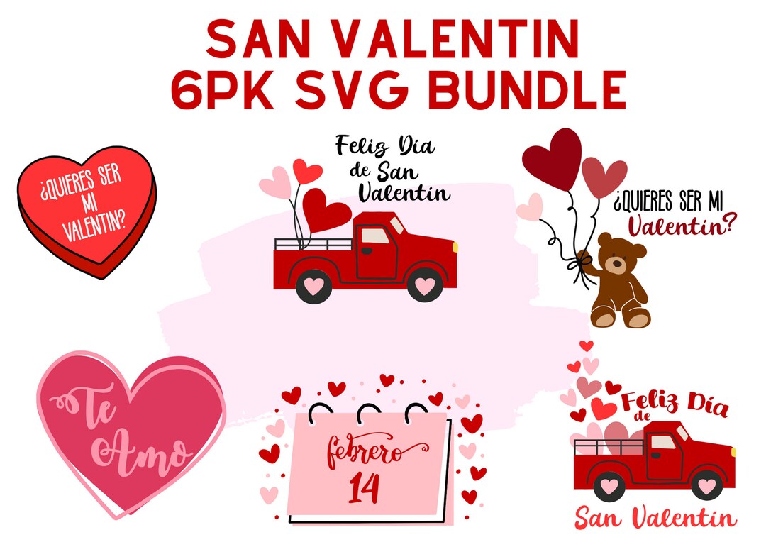 Spanish San Valentin Svg Bundle | Spanish Svg Bundle | SVG En Español ...