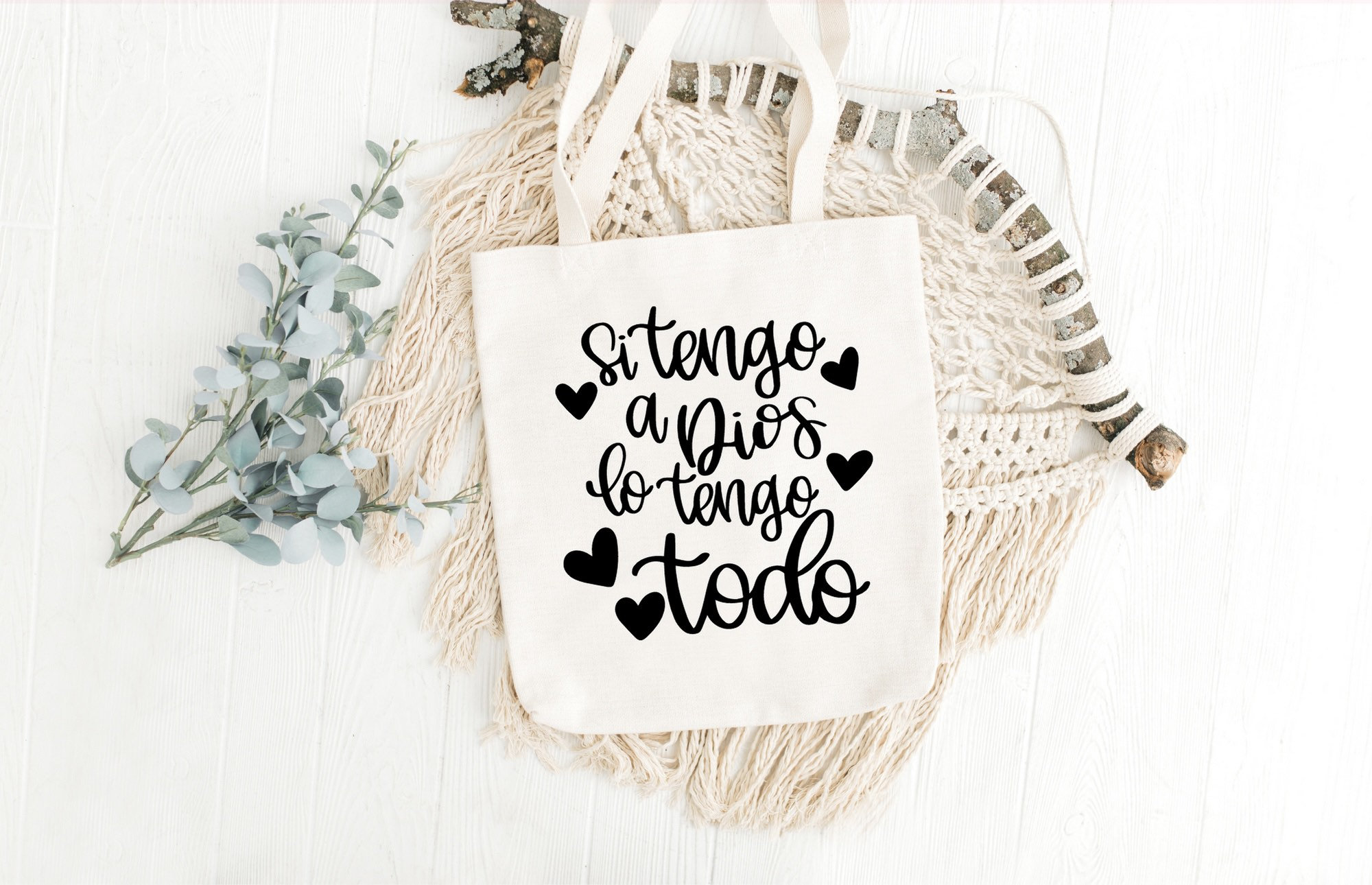 Si Tengo A Dios Lo Tengo Todo Svg Spanish Svg SVG | Etsy