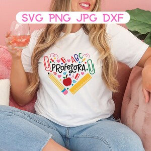 Profesora Svg | Spanish Png | Spanish Teacher Svg | Spanish Svg Designs ...