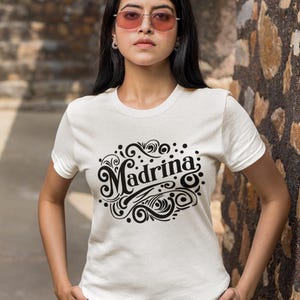 Madrina Lettering Svg Madrina Script Lettering Spanish Godmother Svg ...