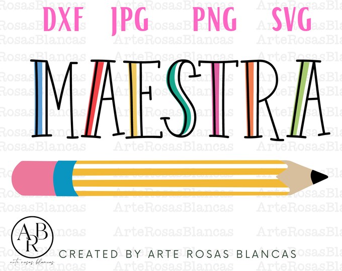 Bundle Spanish Teacher Svg Png, Maestra Svg, Profesora Svg, Spanish Svg ...