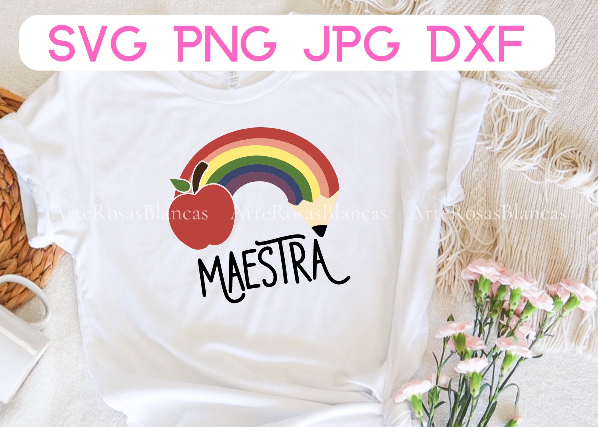 Maestra Svg Profesora Svg Spanish Teacher Svg Spanish - Etsy Canada