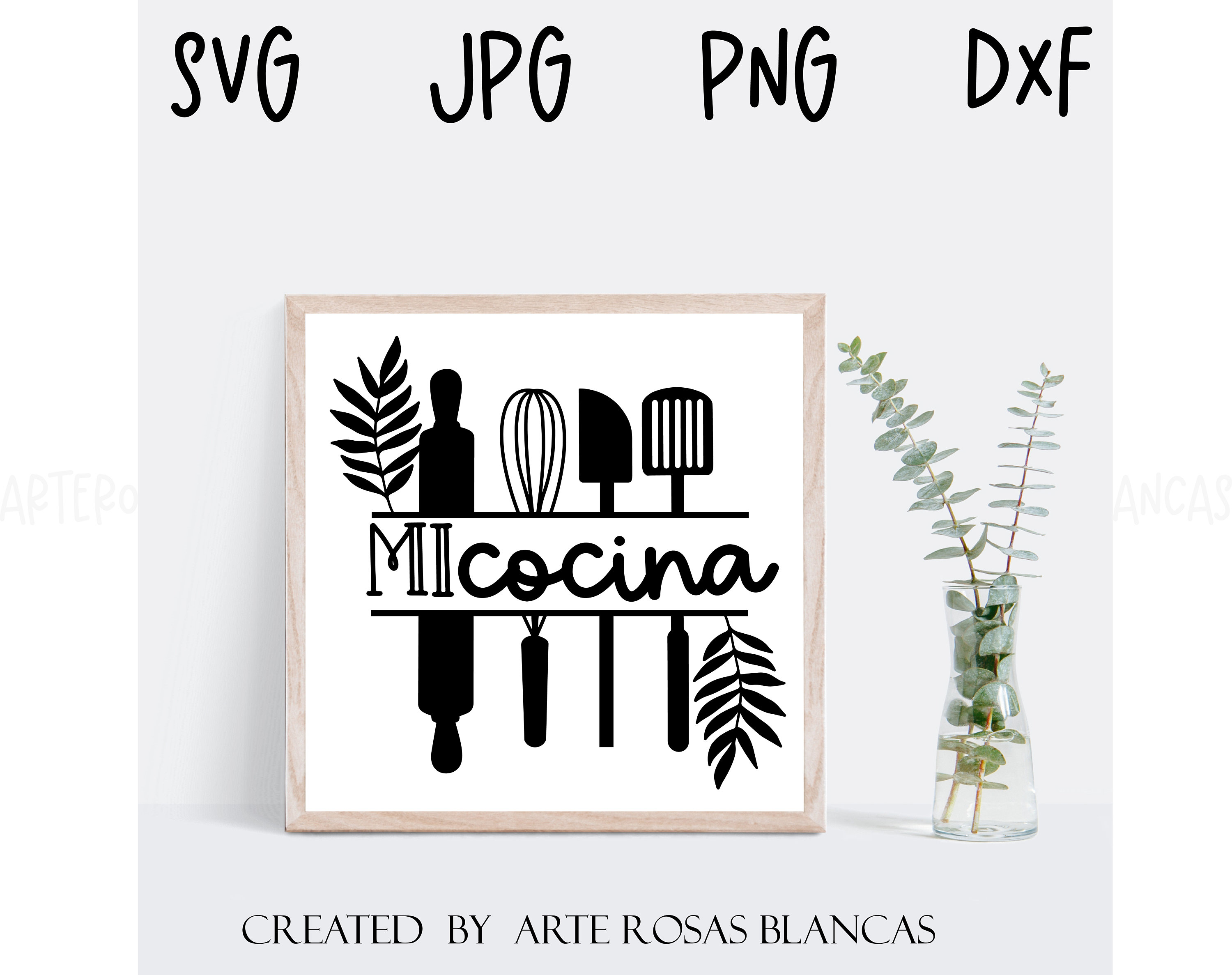 Cocina SVG Bündel | Spanisches svg | SVG-Paket | Mi Cocina svg | Cocina ...