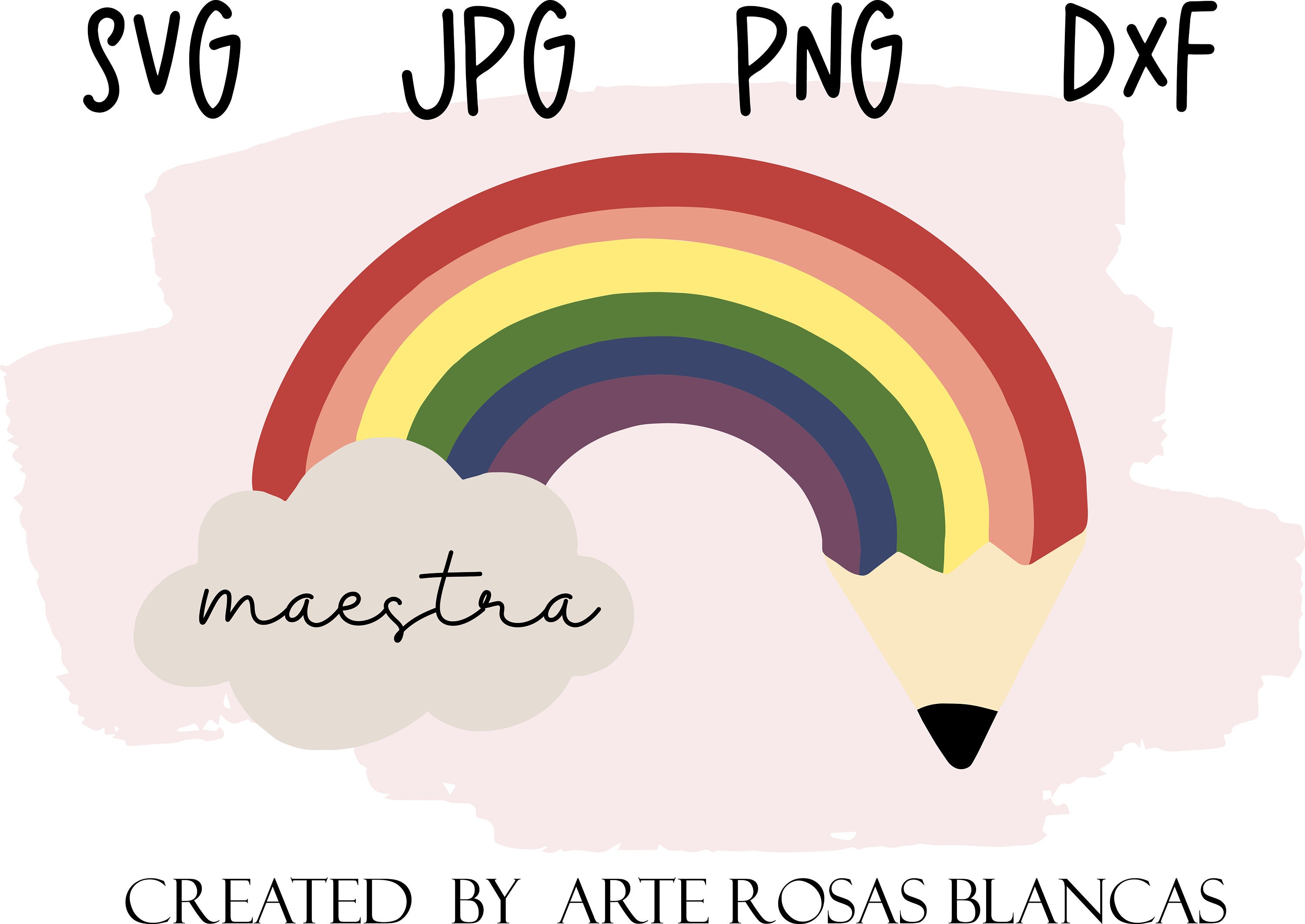 Maestra Svg | Profesora Svg | Spanish Svg | Spanish Teacher Svg ...
