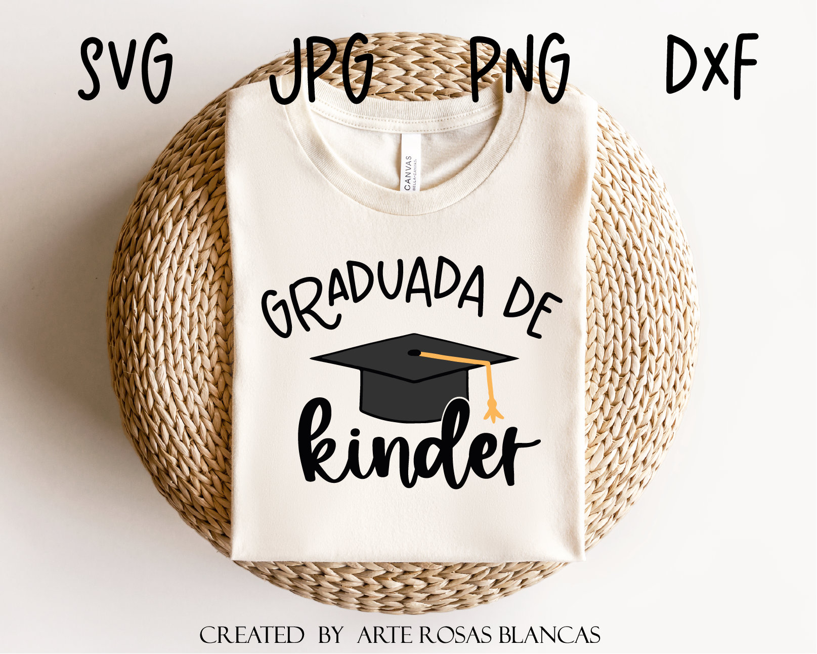 Graduada de Kinder svg / Graduación svg en español / Español svg ...