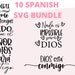 Spanish Christian SVG Bundle Spanish Svg Bundle Frases Cristianas SVG ...