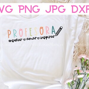 Profesora svg / Maestra svg / Profesora de Español svg / Español svg ...