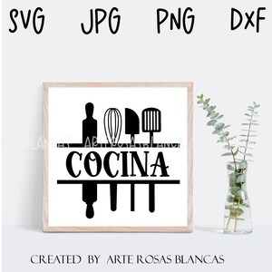 Cocina SVG Bundle | Spanish Svg | Paquete De Svg | Mi Cocina Svg ...