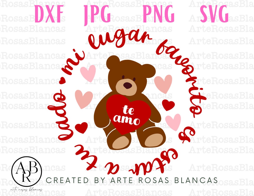 Mi Lugar Favorito Es Estar a Tu Lado Svg | San Valentin Svg | Te Amo ...