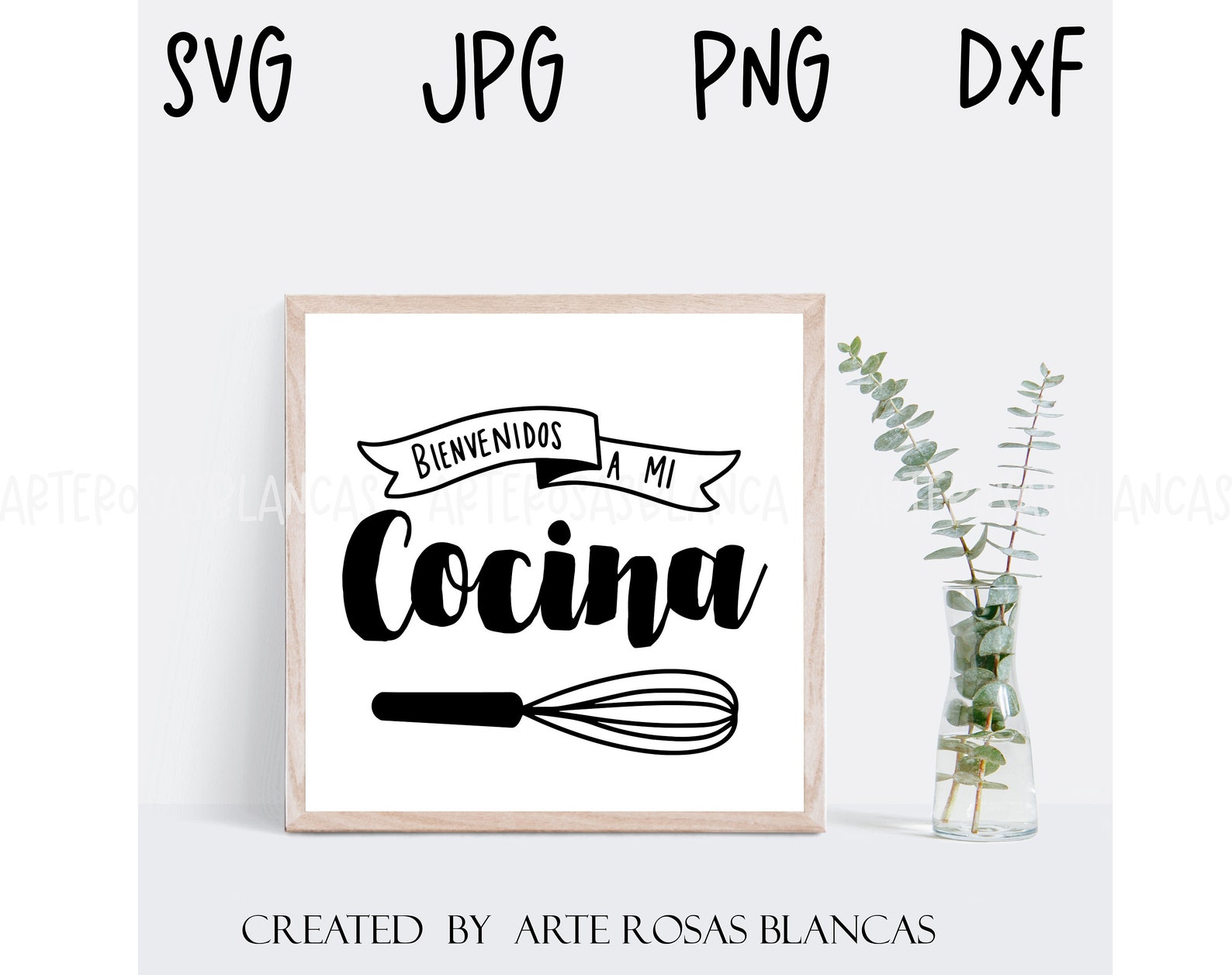 Cocina SVG Bundle | Spanish Svg | Paquete De Svg | Mi Cocina Svg ...