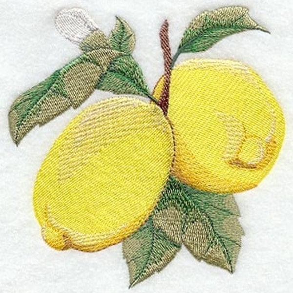 Embroidered Lemon - Etsy