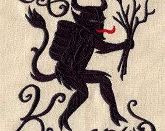 Merry Krampuss Cat DST and PES Formats 6x10 Hoops Digital Download ...