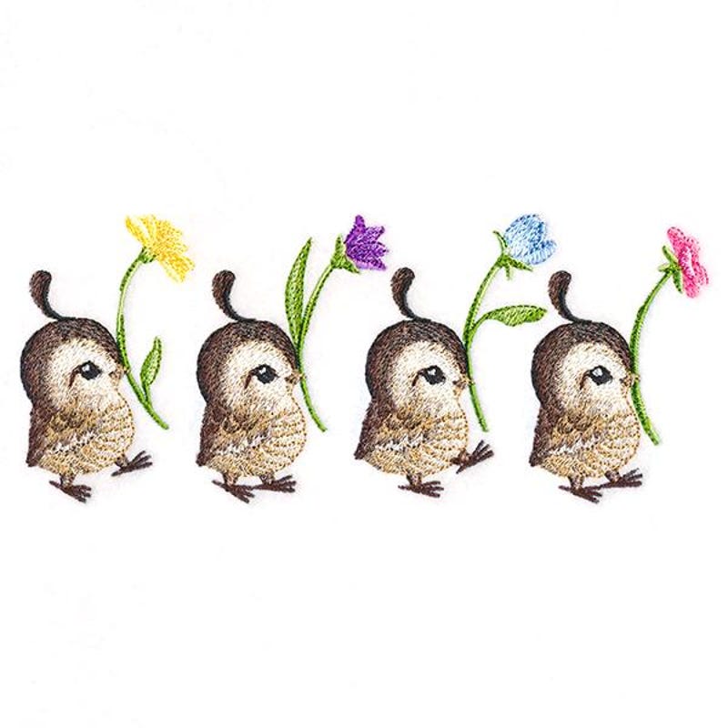 Quail Embroidery - Etsy
